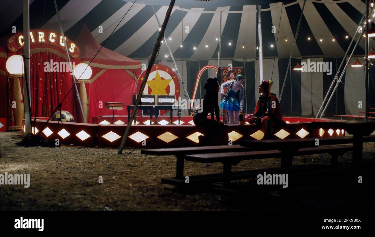 BALLOON ANIMAL, from left: Danielle Baez, Katherine Waddell, Erin Rae ...
