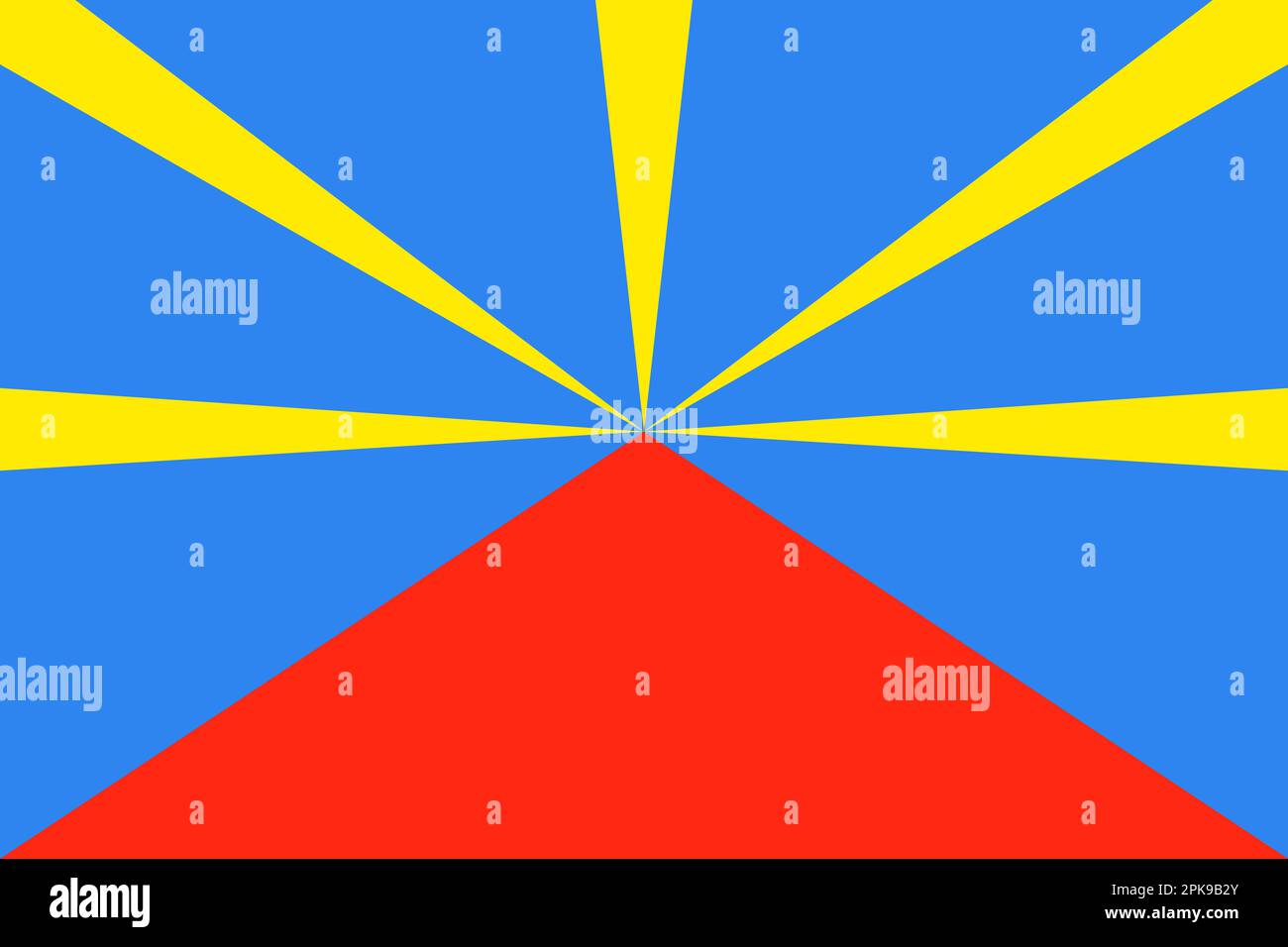Flag of Reunion Stock Vector Image & Art - Alamy