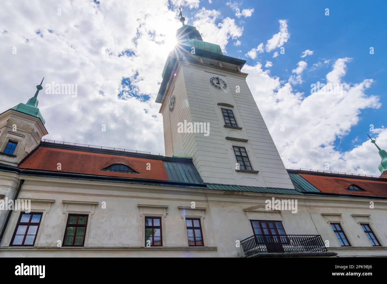 Vsetin (Wsetin), Vsetin (Wsetin) Castle in Zlinsky, Zlin Region, Zliner ...