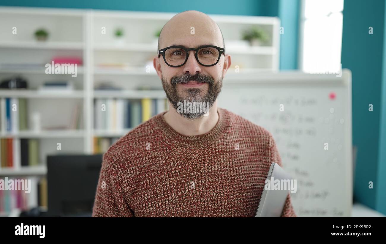 Classroom teacher bald hi-res stock photography and images - Alamy