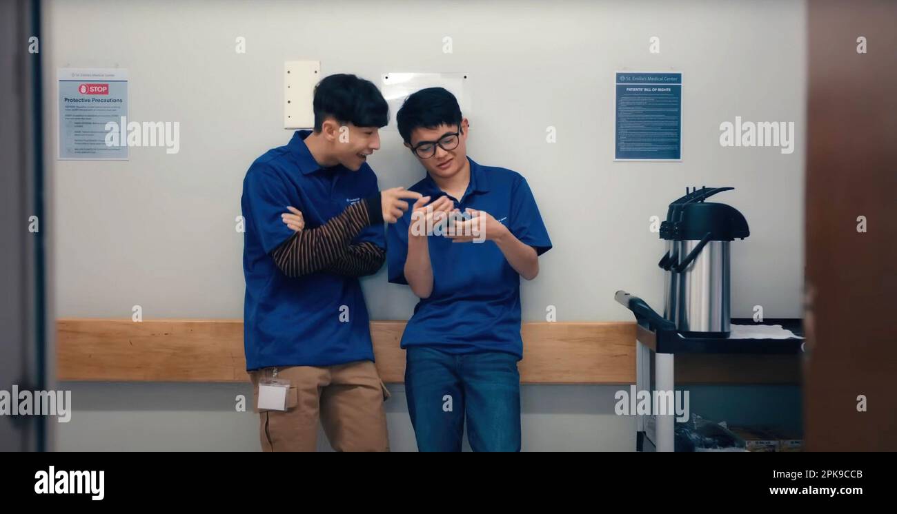 CHANG CAN DUNK, from left: Bloom Li, Ben Wang, 2023. © Disney+ ...