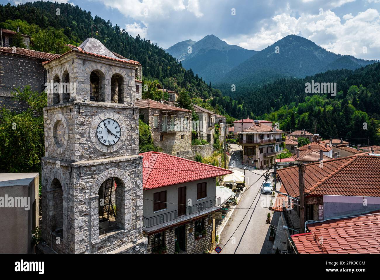 Mikro Chorio, Karpenisi, Greece Stock Photo - Alamy