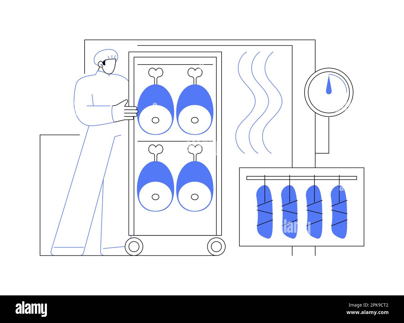 Smoking chamber abstract concept vector illustration Stock Vector Image ...