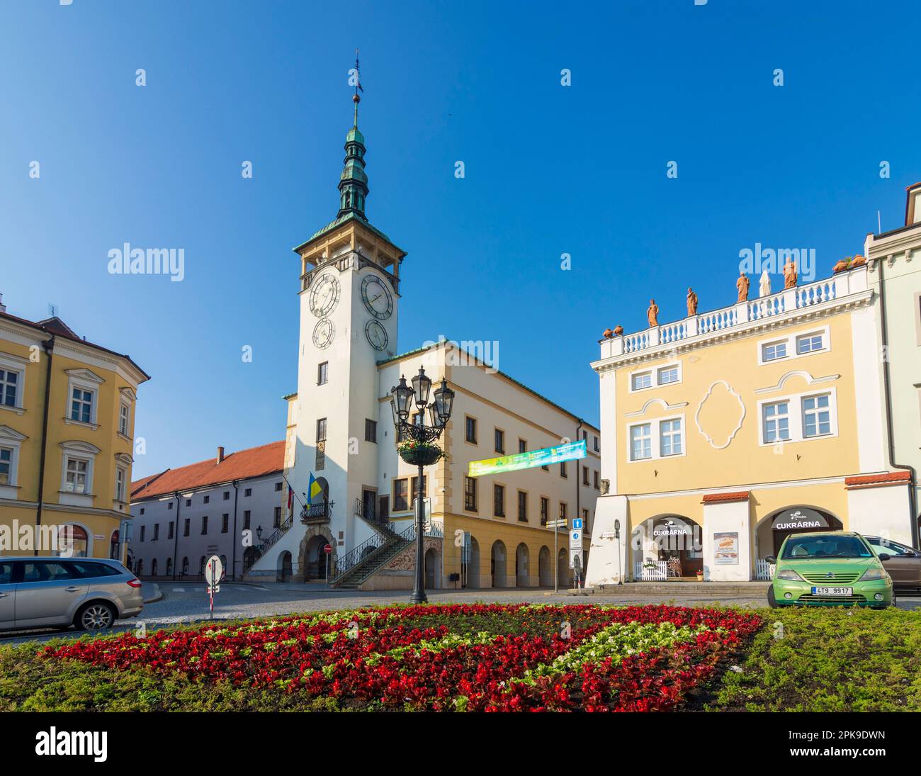 Town hall tower in zlinsky hi-res stock photography and images - Alamy