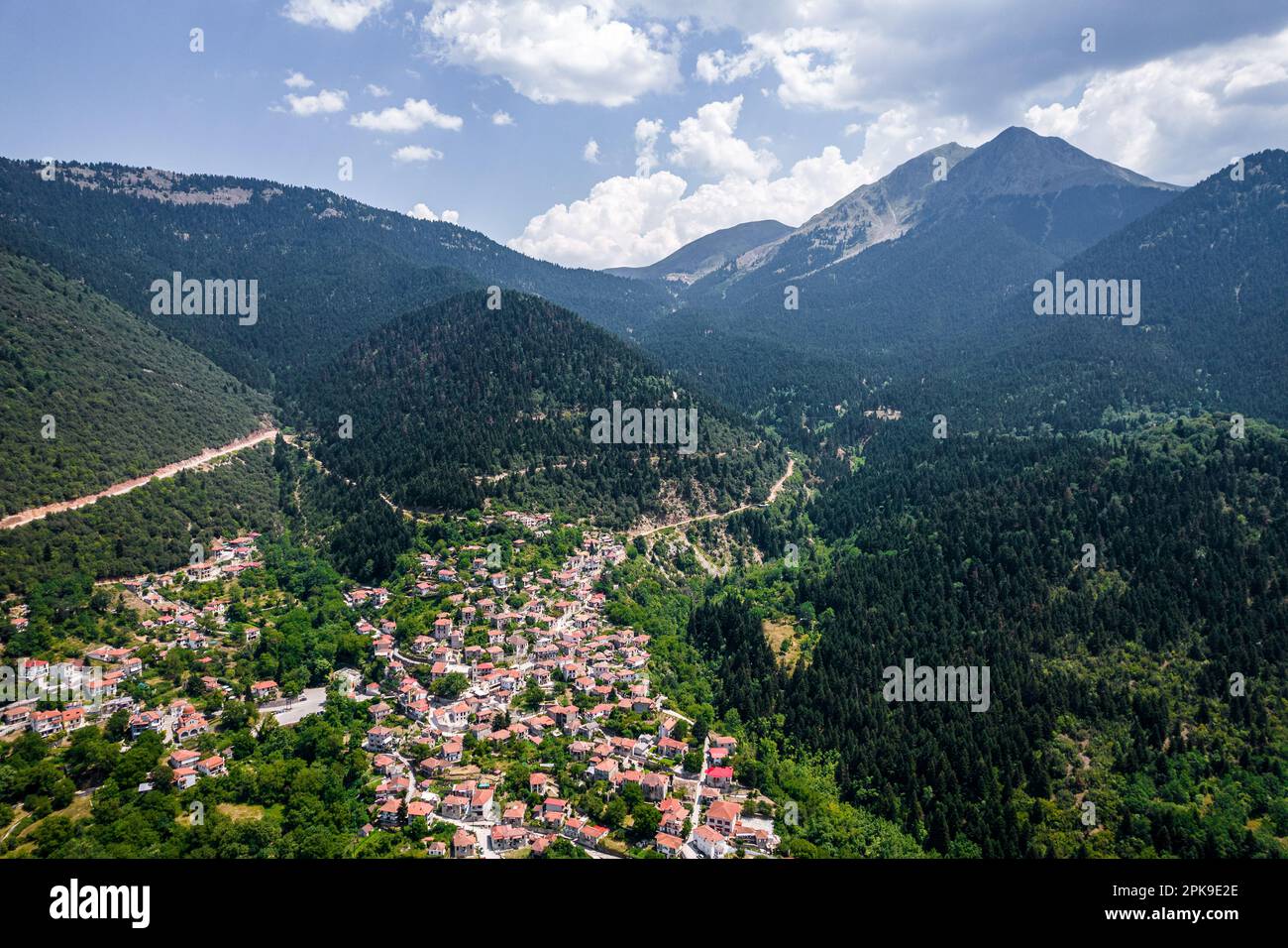 Mikro Chorio, Karpenisi, Greece Stock Photo - Alamy