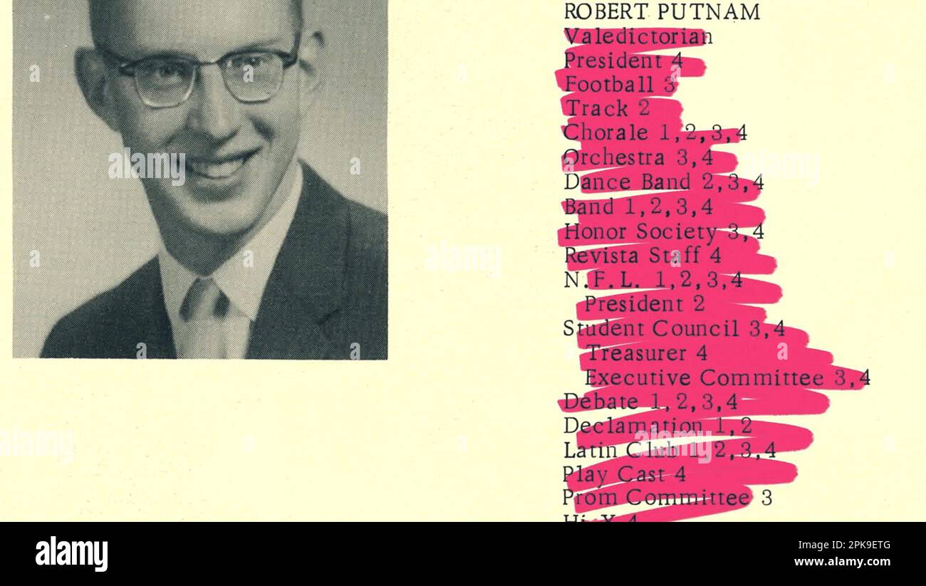 JOIN OR DIE, Robert Putnam, 2023. © The 2050 Group / Courtesy Everett ...