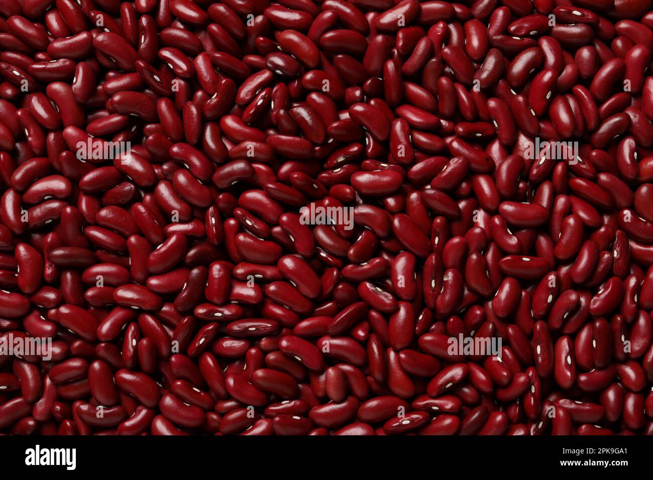 Top view of raw red kidney beans as background Stock Photo - Alamy