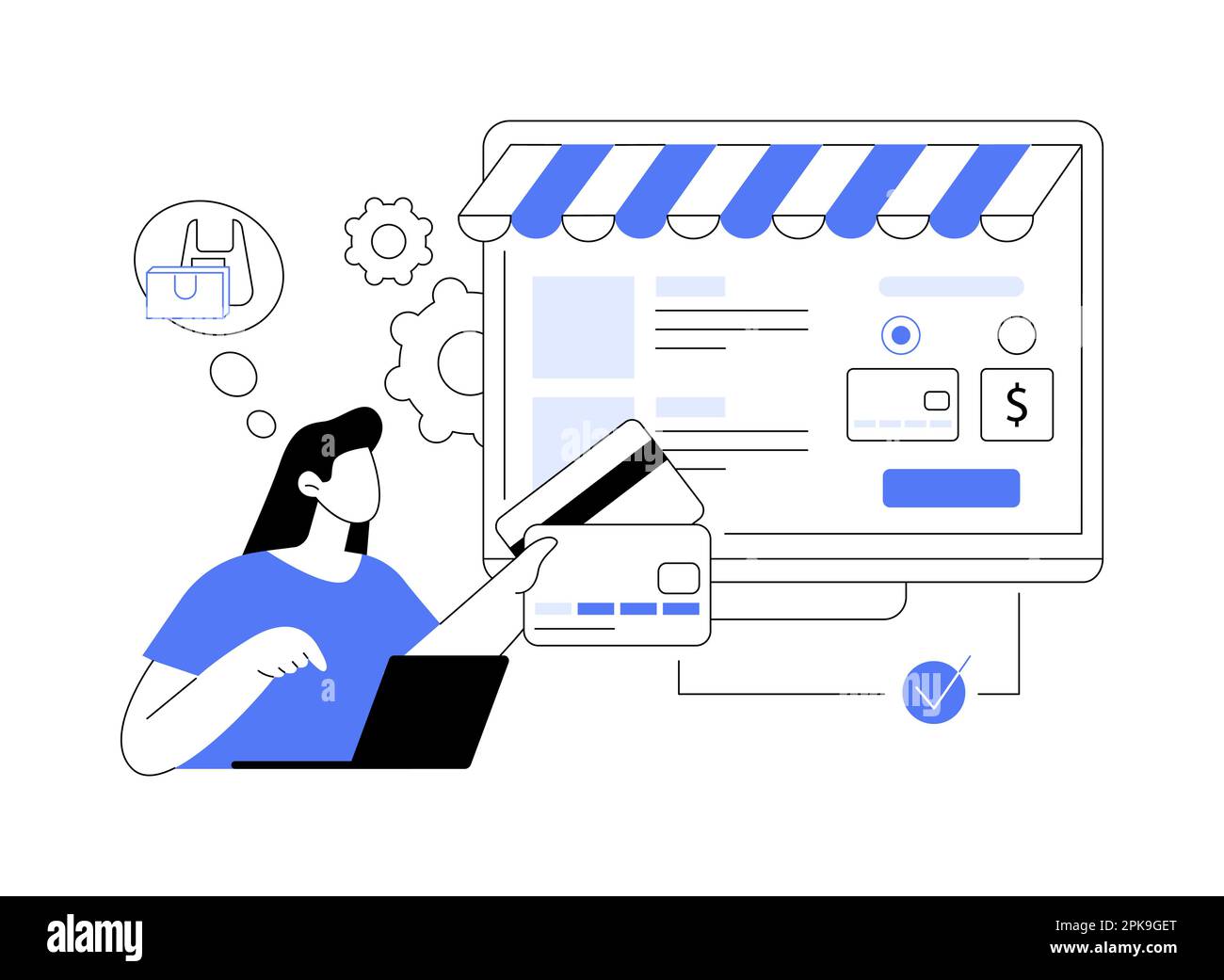 Payment options abstract concept vector illustration Stock Vector Image ...