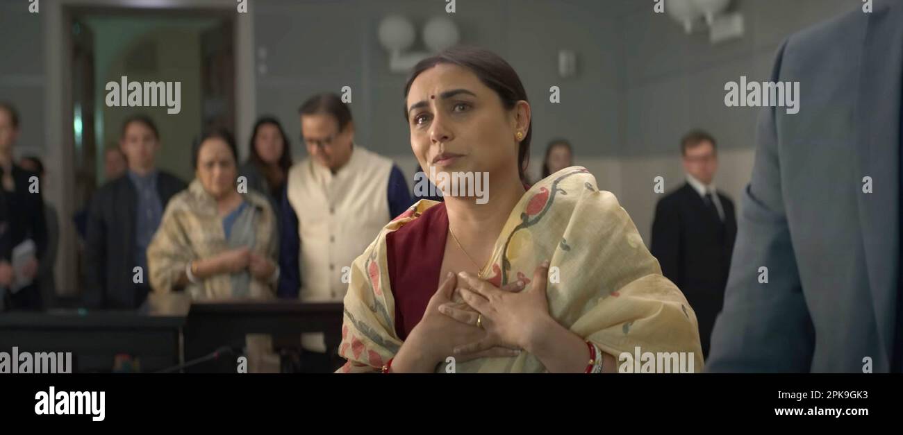 MRS. CHATTERJEE VS NORWAY, Rani Mukerji, 2023. © Zee Studios / Courtesy ...