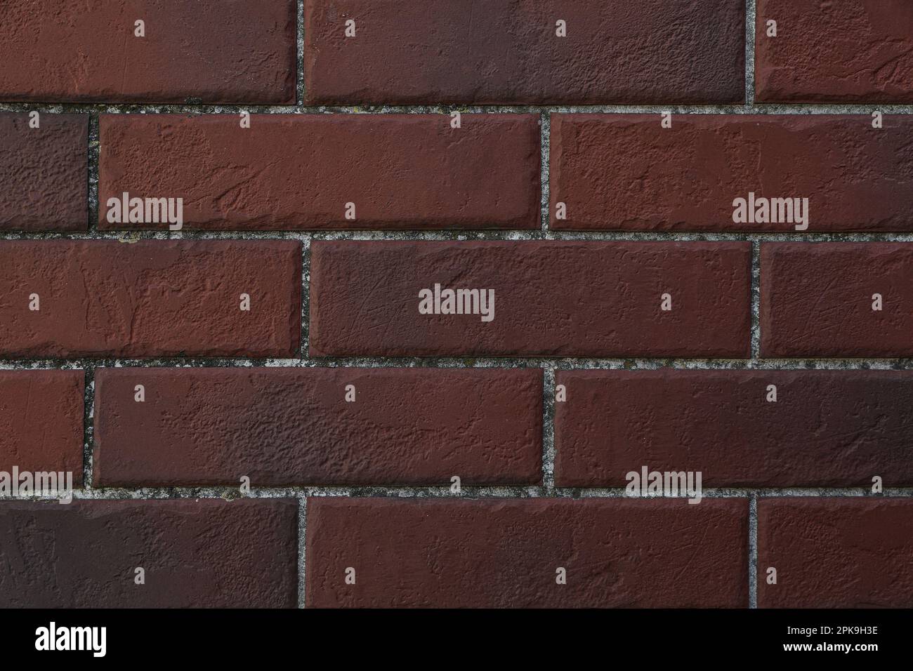 Texture of dark red brick wall as background Stock Photo - Alamy
