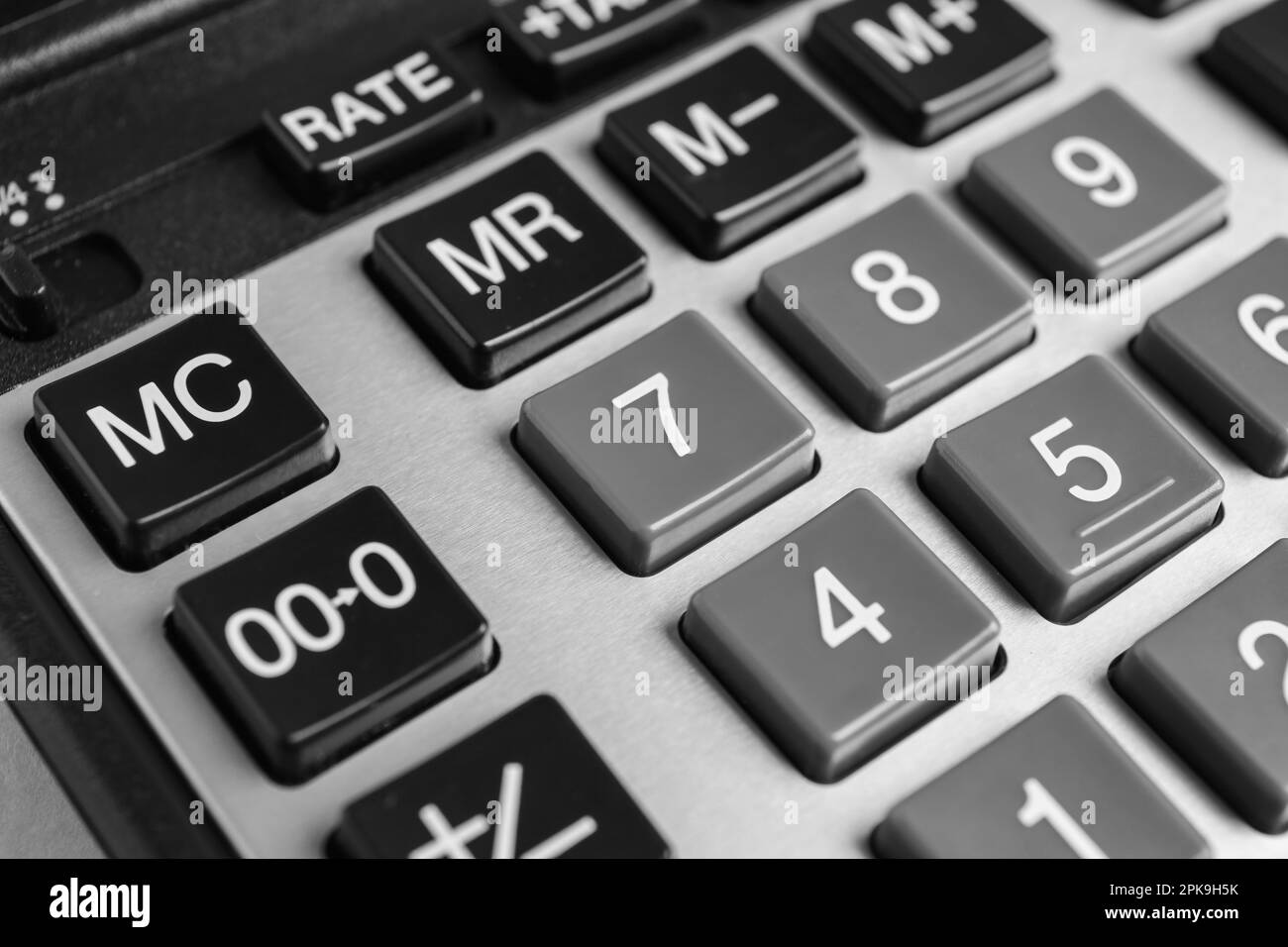 Stylish calculator Black and White Stock Photos & Images - Alamy