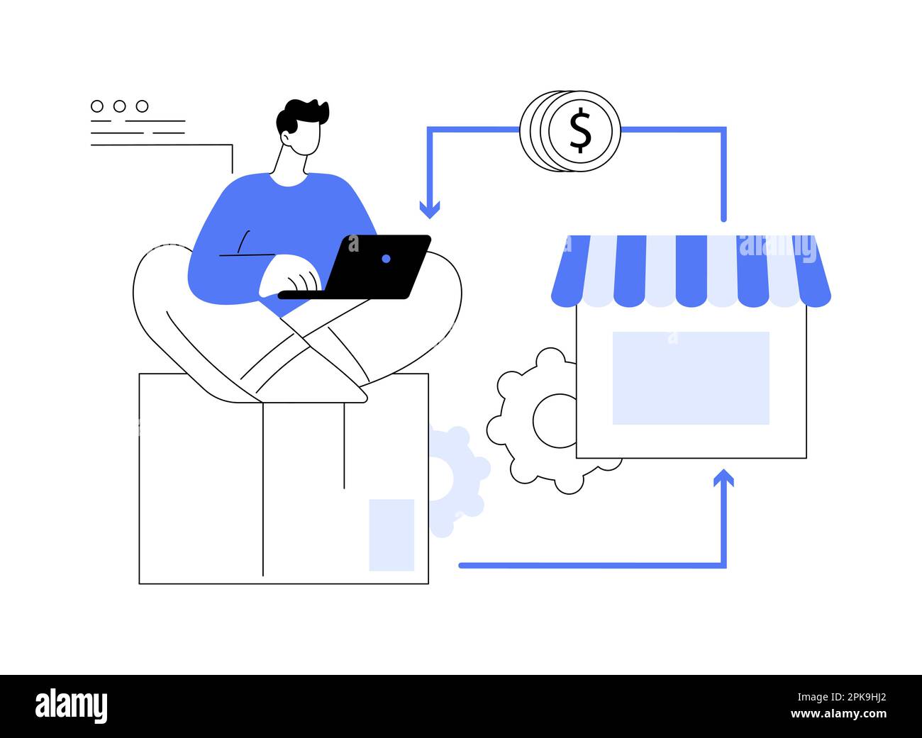 Returns and refunds abstract concept vector illustration Stock Vector ...