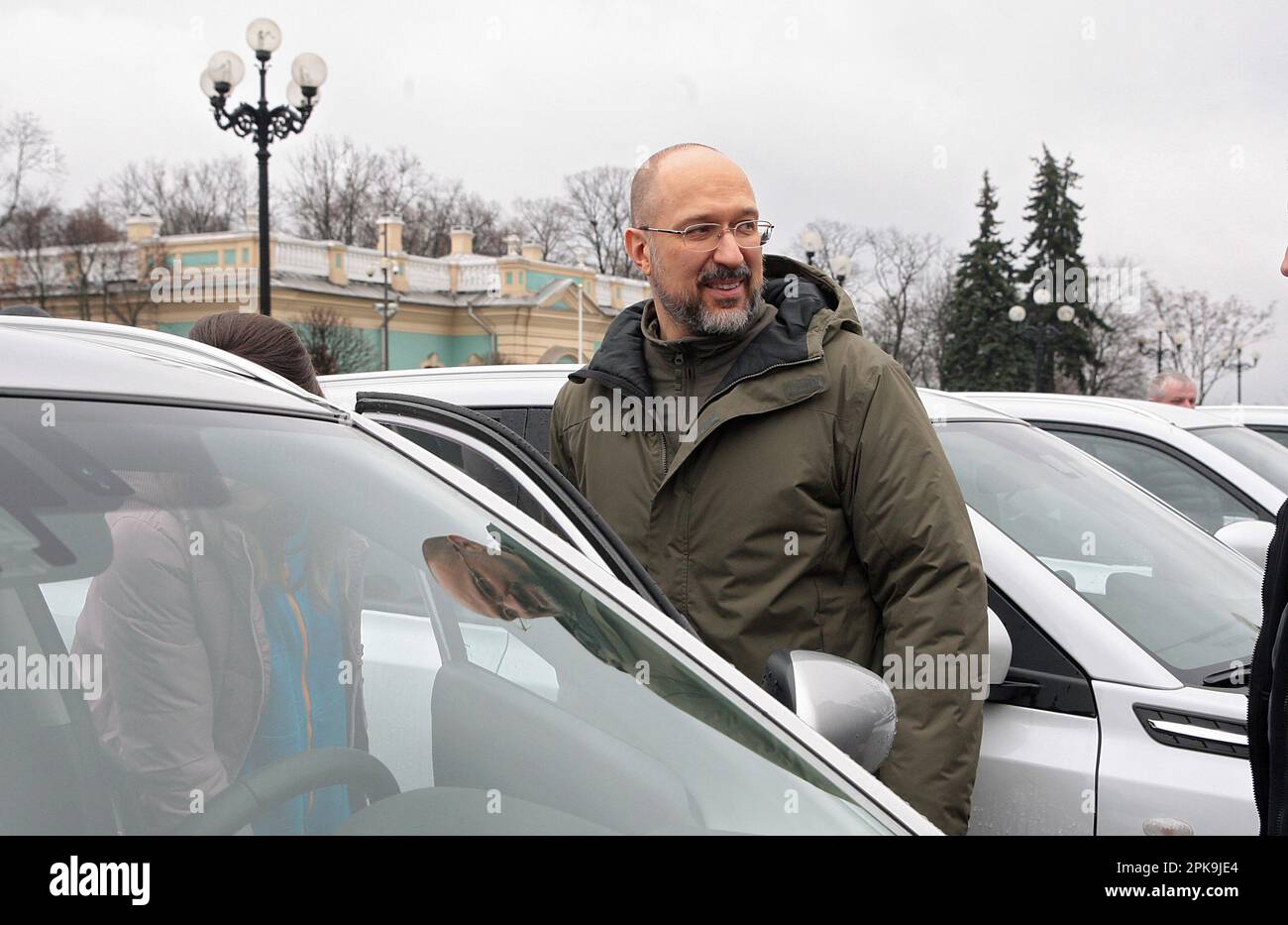 KYIV, UKRAINE - APRIL 6, 2023 - Prime Minister of Ukraine Denys Shmyhal ...