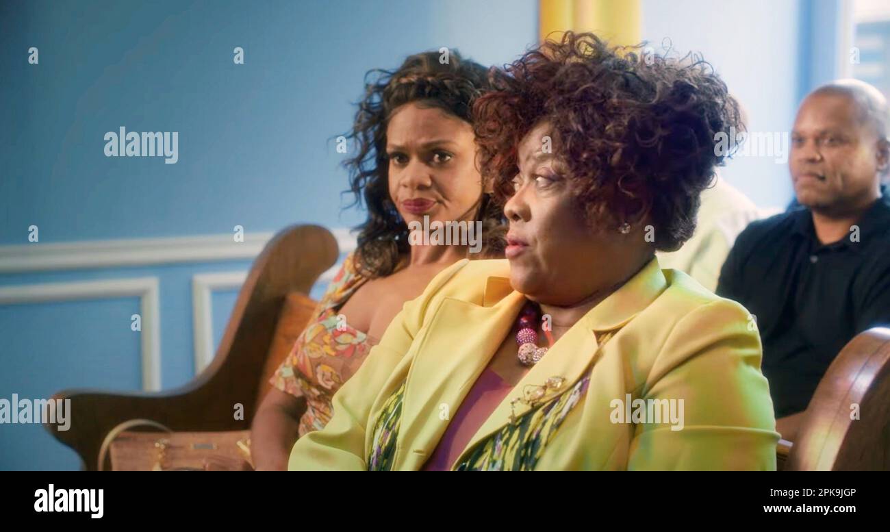 A SNOWY DAY IN OAKLAND, from left: Kimberly Elise, Loretta Devine, 2023 ...