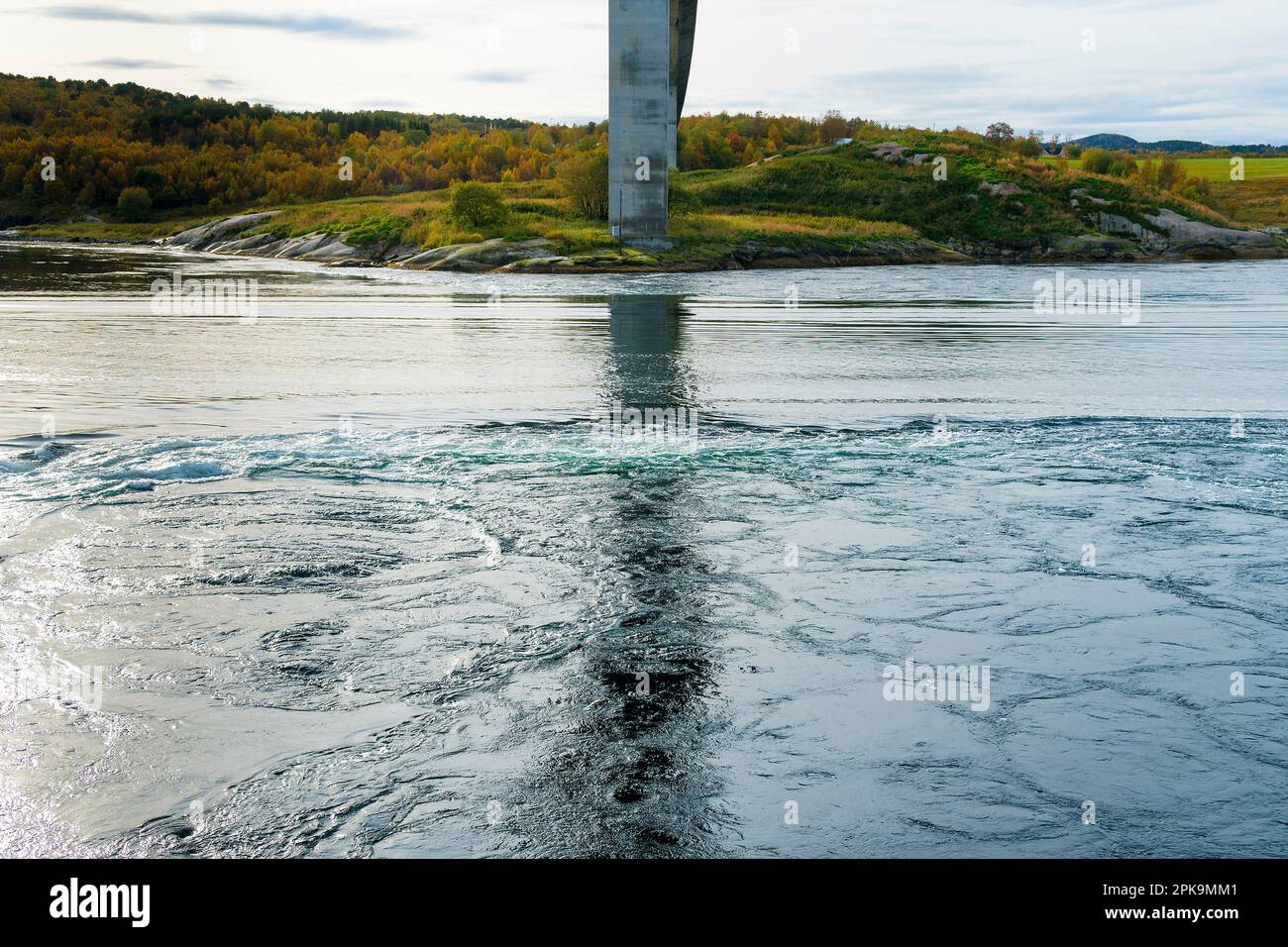 Norway, Atlantic coast at Kystriksveien, coastal road Fv17 ...