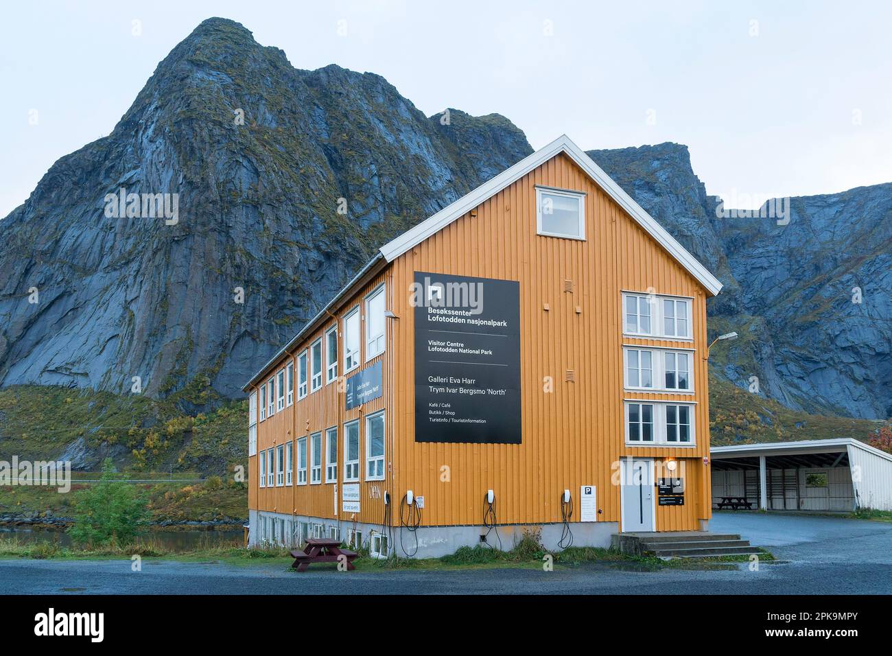 Norway, Lofoten, Moskenesoya, Reine, Visitor Centre Lofoten National ...