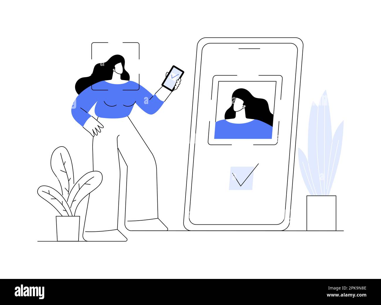 Verification technologies abstract concept vector illustration Stock Vector Image & Art - Alamy