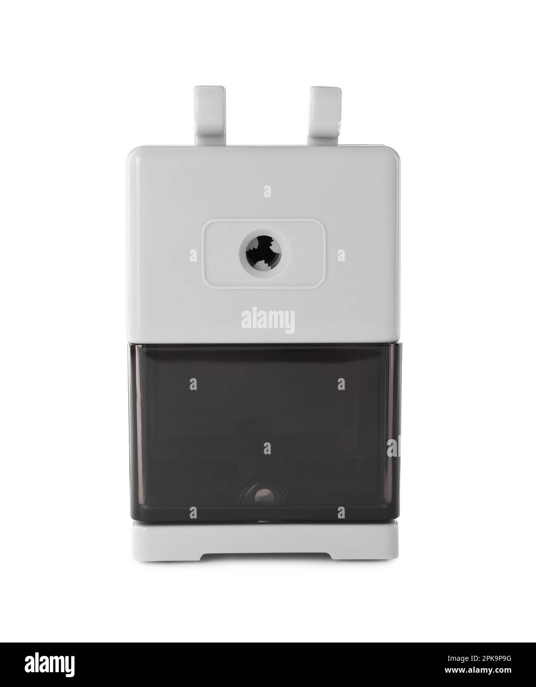 Mechanical rotary pencil sharpener isolated on white Stock Photo - Alamy