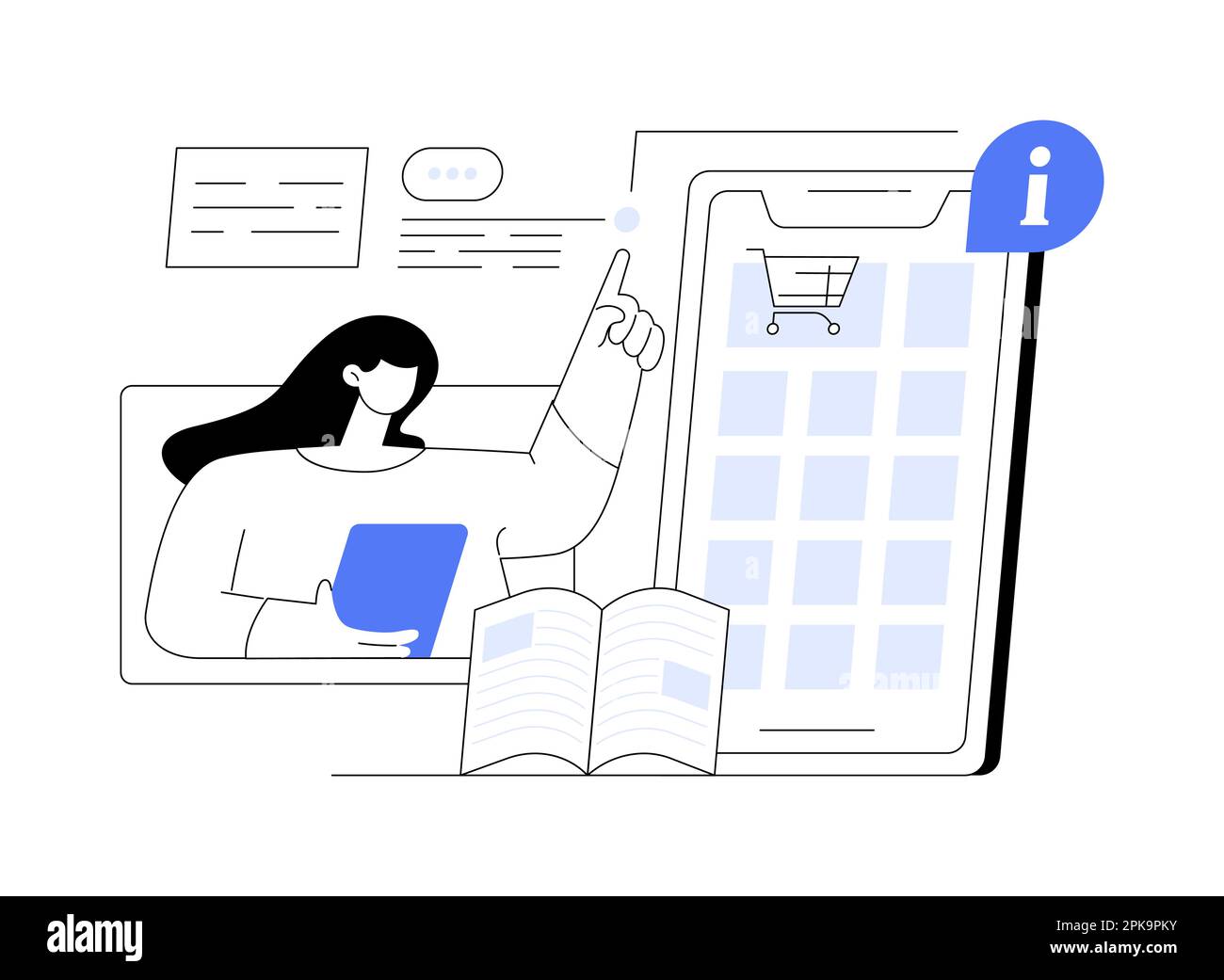 Digital guide abstract concept vector illustration Stock Vector Image ...