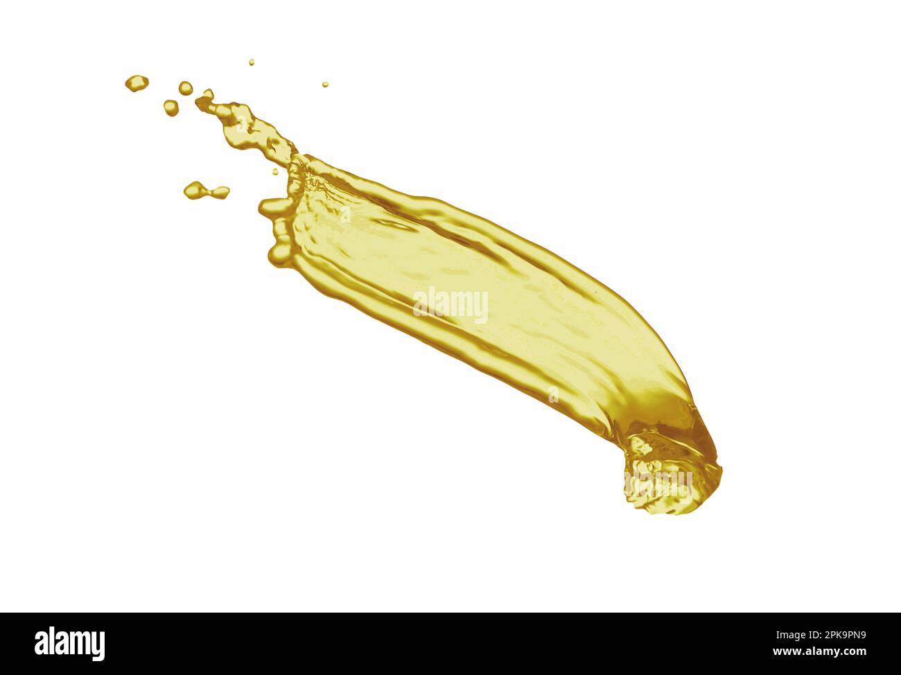 Natural organic cooking oil splashing on white background Stock Photo ...
