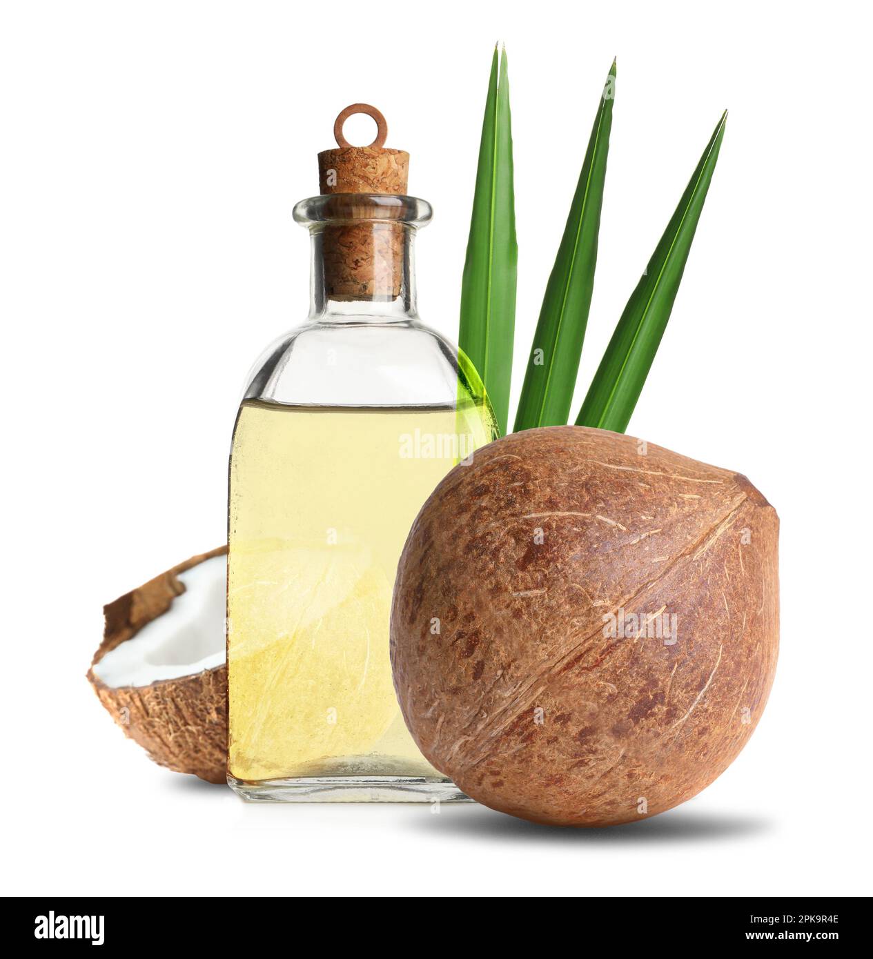 Coconut Oil In Glass Container