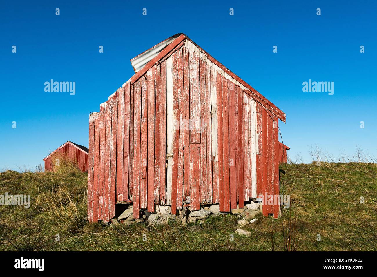Boathouse in typical red color hi-res stock photography and images - Alamy