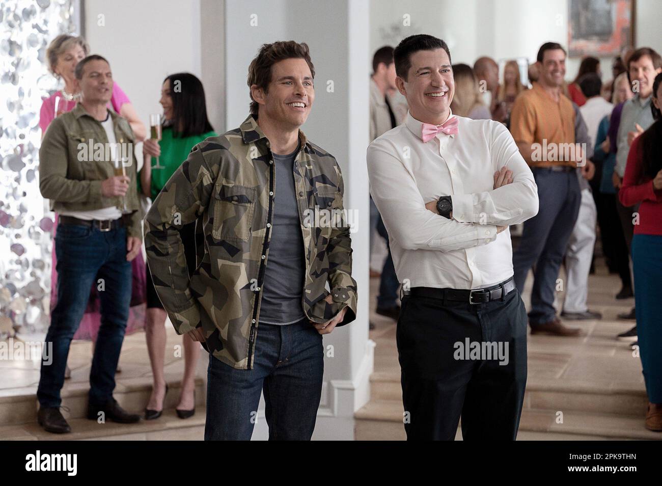 PARTY DOWN, from left: James Marsden, Ken Marino, 'Jack Botty's Delayed ...