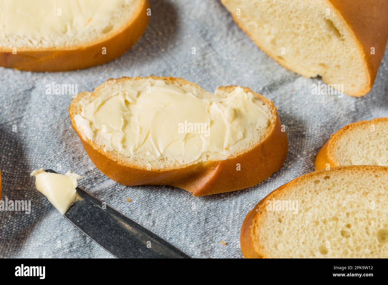 Buttered bread hi-res stock photography and images - Alamy