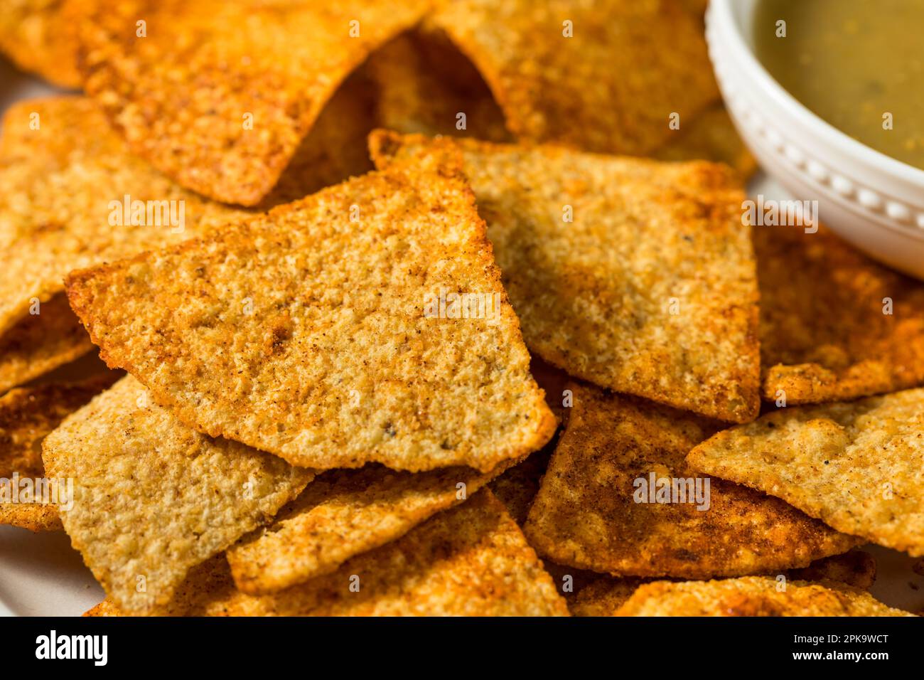 Mexican Lime and Chili Tortilla Chips Ready to Eat Stock Photo - Alamy