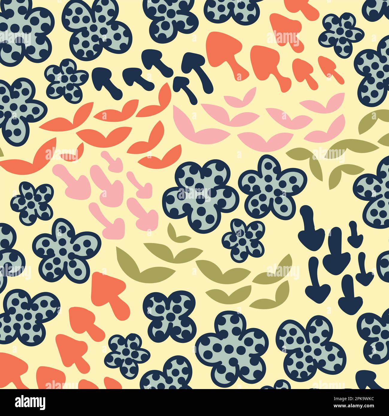 Floral surface Stock Vector Images - Alamy