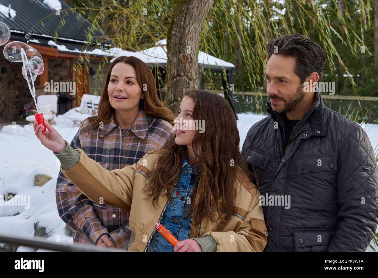 UNEXPECTED GRACE, from left: Erica Durance, Michael Rady, Erica ...