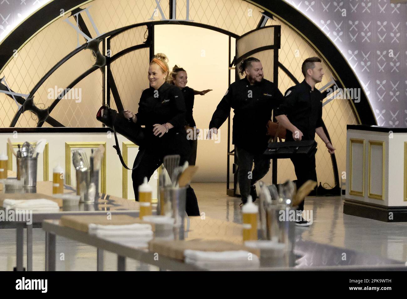 TOP CHEF, from left: contestants Sylvia Stachyra, Begona Rodrigo, Amar ...