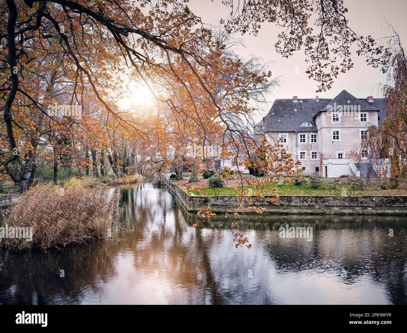 Moated castle of mellenthin hi-res stock photography and images - Alamy
