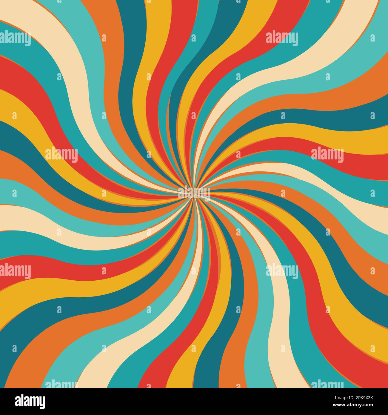 Psychedelic wavy liquid swirl groovy check illustration.1970s trendy ...