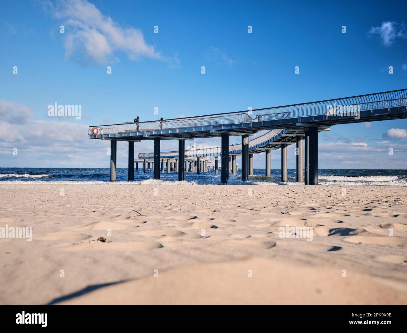 Beach at the new pier koserow hi-res stock photography and images - Alamy