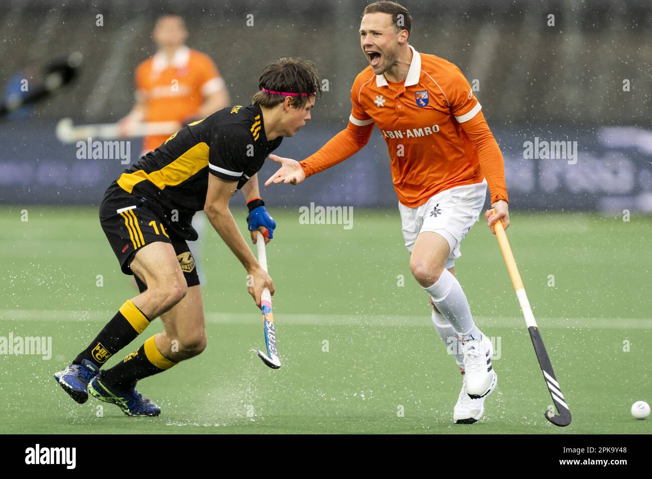 AMSTELVEEN - Paul Glander Harvestehuder THC from Germany in action ...