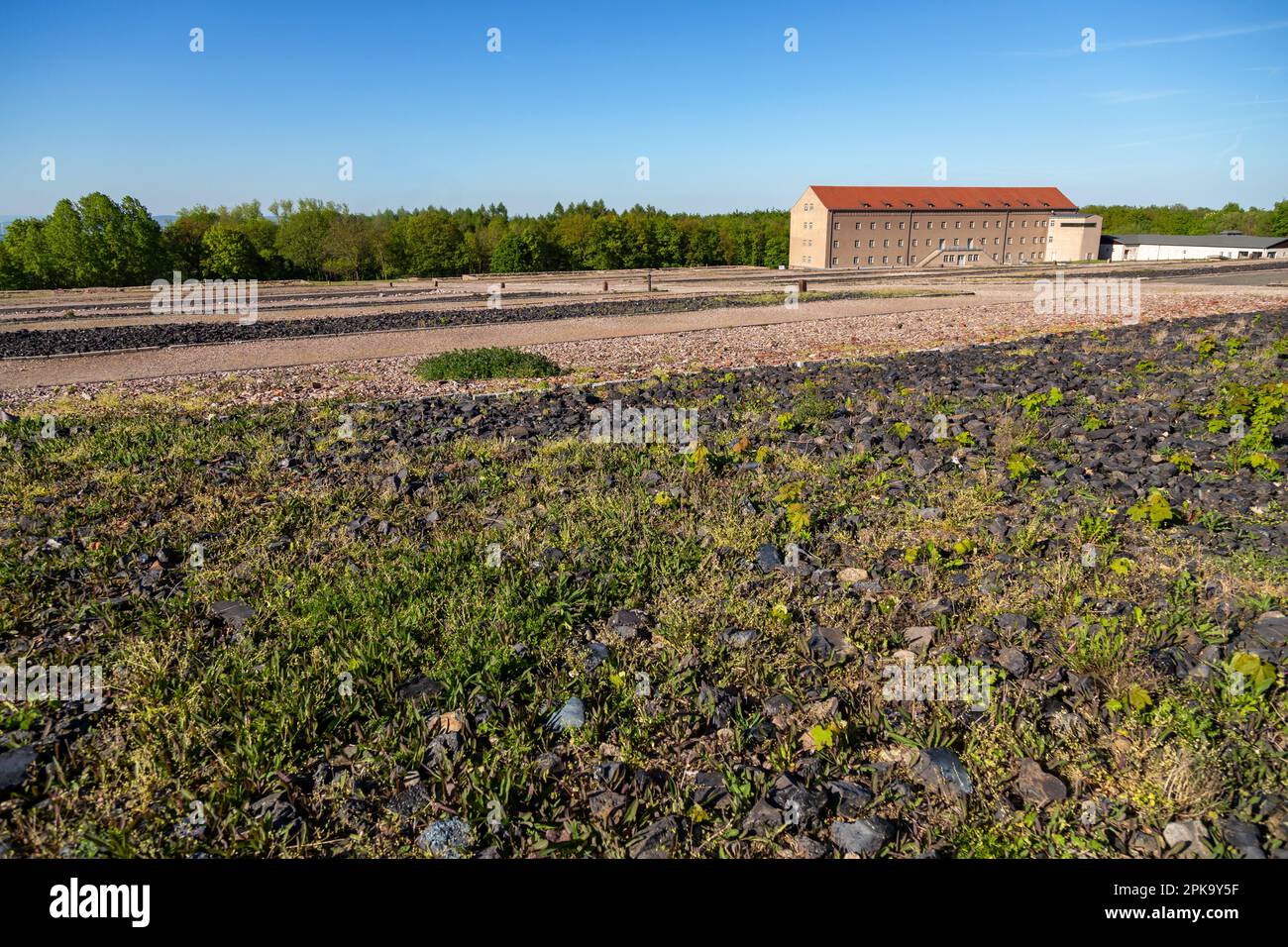 06.05.2018, Germany, Thuringia, Weimar - Buchenwald Memorial ...