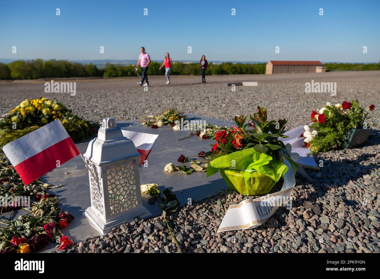 06.05.2018, Germany, Thuringia, Weimar - Buchenwald Memorial ...
