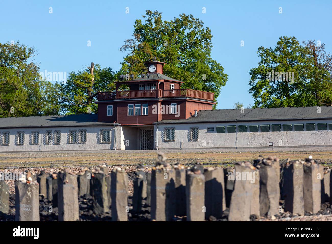 06.05.2018, Germany, Thuringia, Weimar - Buchenwald Memorial ...