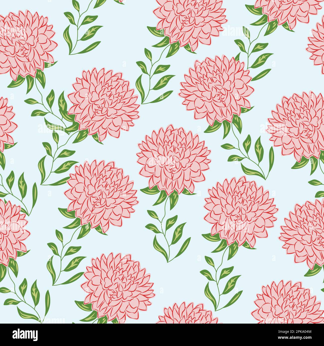 Floral repeat pattern hi-res stock photography and images - Alamy