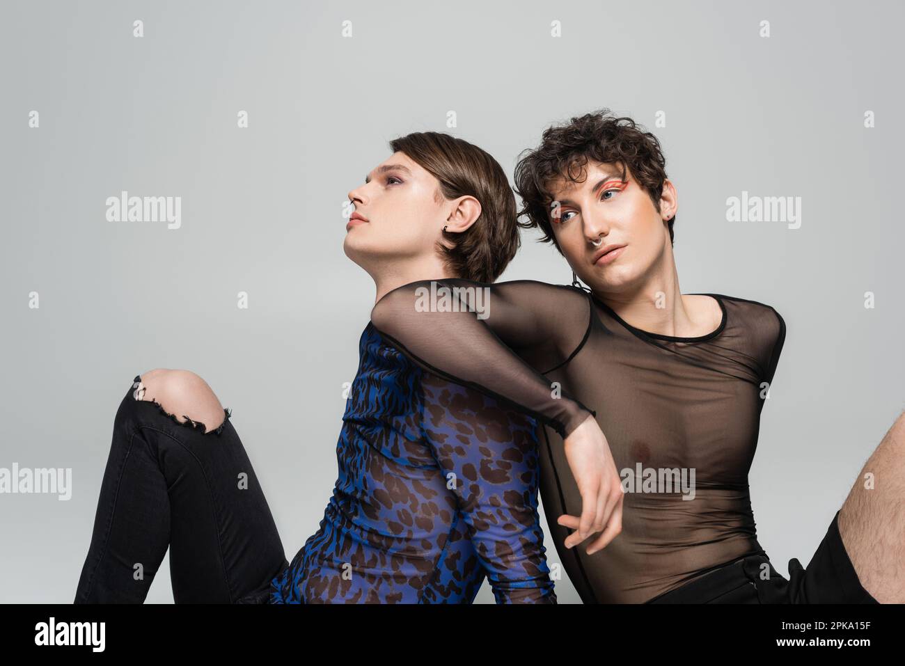 Fashion model couple gen z hi-res stock photography and images - Alamy