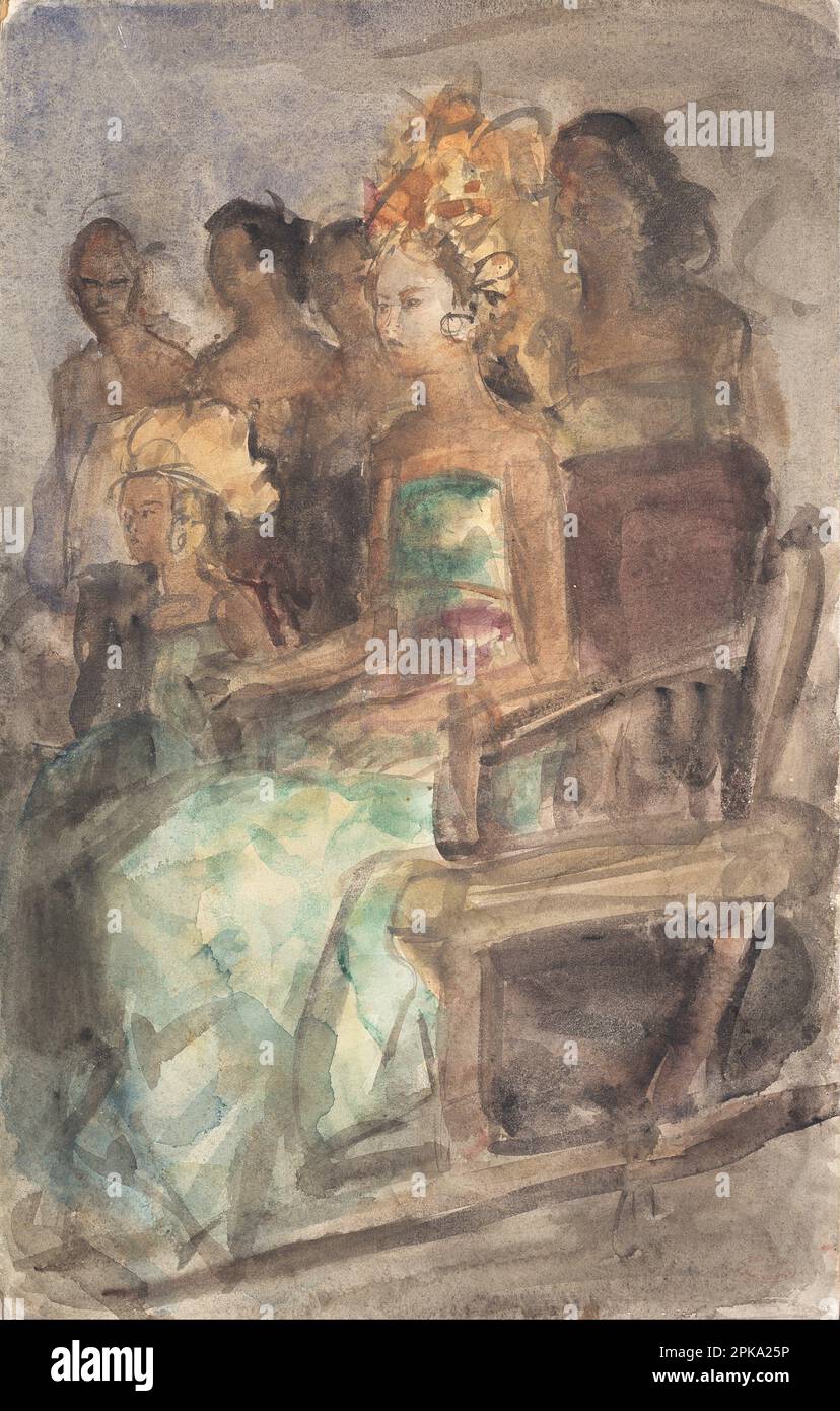 Indonesian princess 1890 by Isaac Israels Stock Photo - Alamy