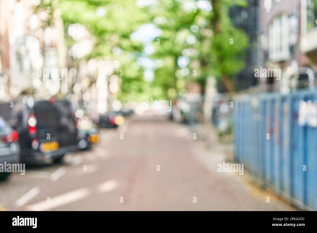 Blurred background of street Stock Photo - Alamy