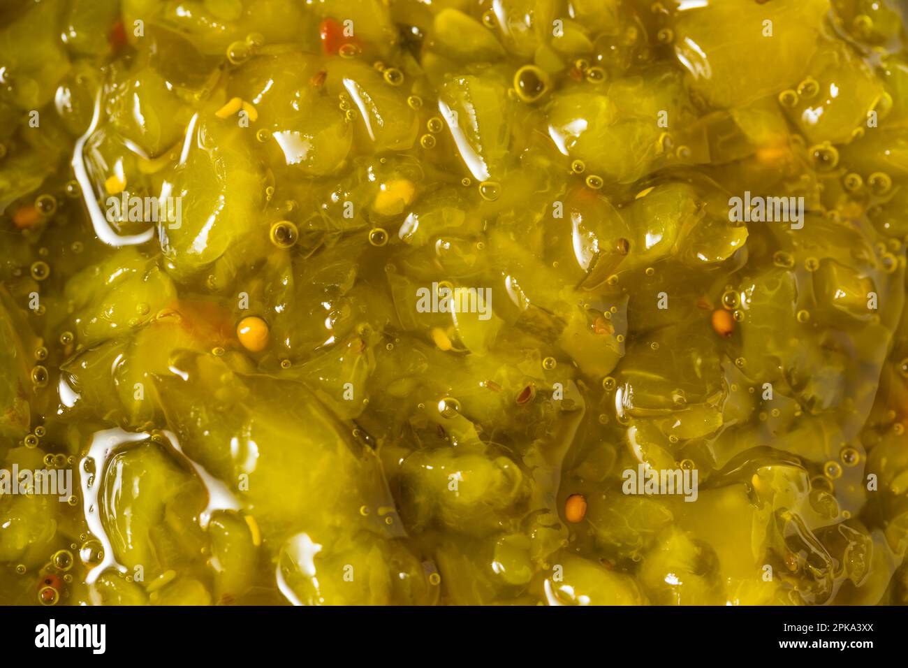 Homemade Sweet Pickle Relish Ready to Use Stock Photo - Alamy
