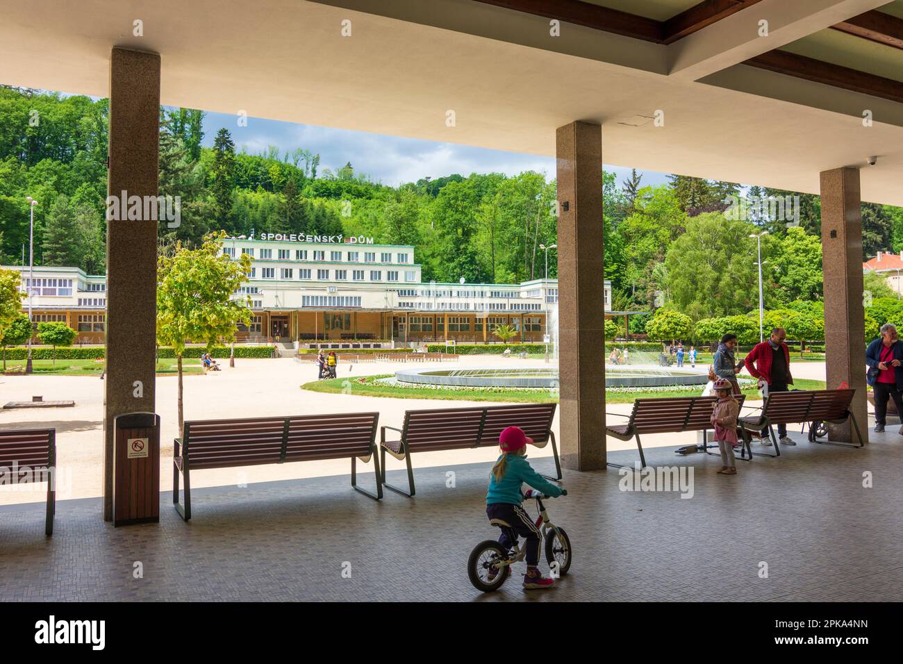 Colonnades in zlinsky hi-res stock photography and images - Alamy