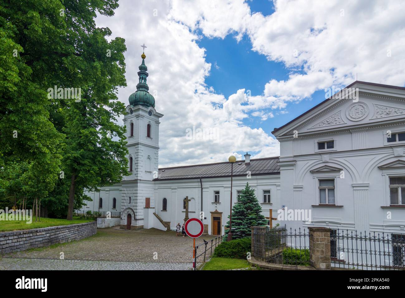 Vsetin (Wsetin), Church of the Assumption of the Virgin Mary in Zlinsky ...
