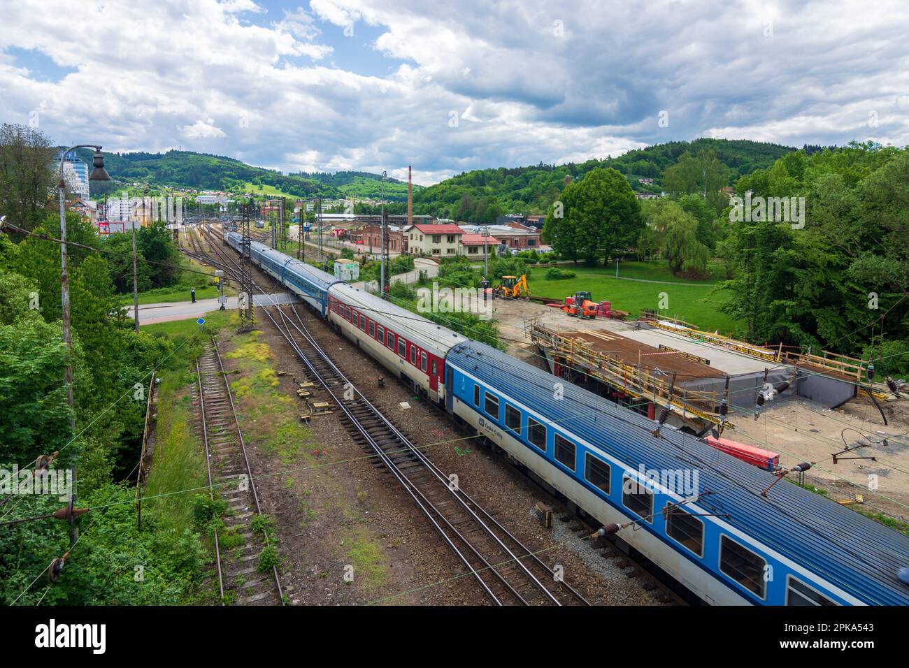 Vsetin wsetin railway station in zlinsky hi-res stock photography and ...