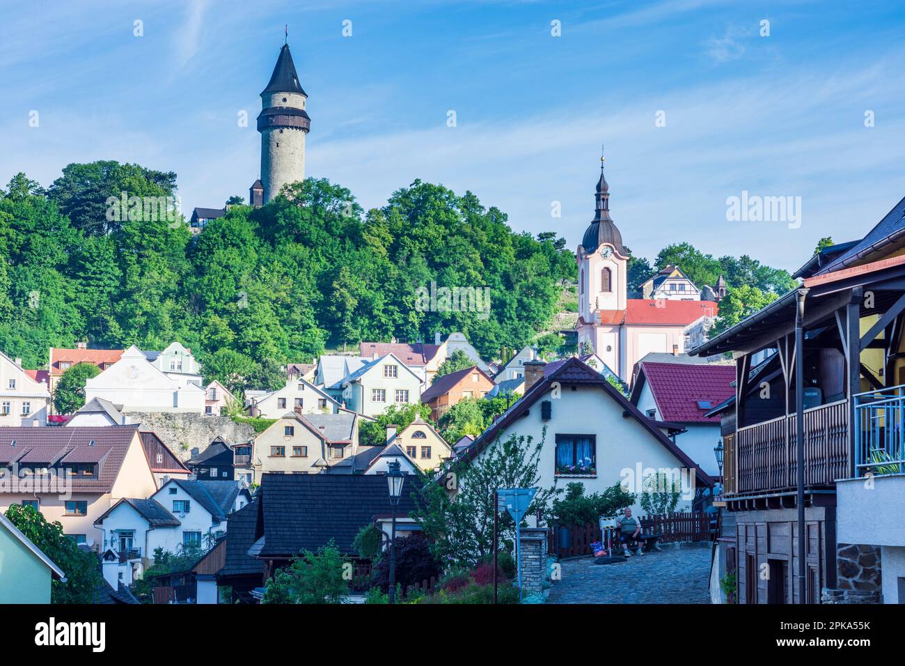 Tower truba of stramberk strahlenberg castle hi-res stock photography ...