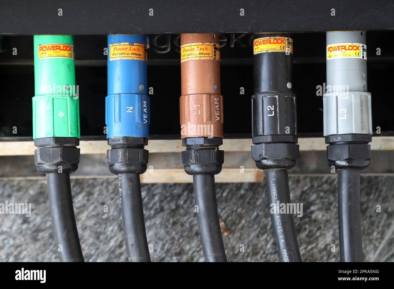 Powerlock connector hi-res stock photography and images - Alamy