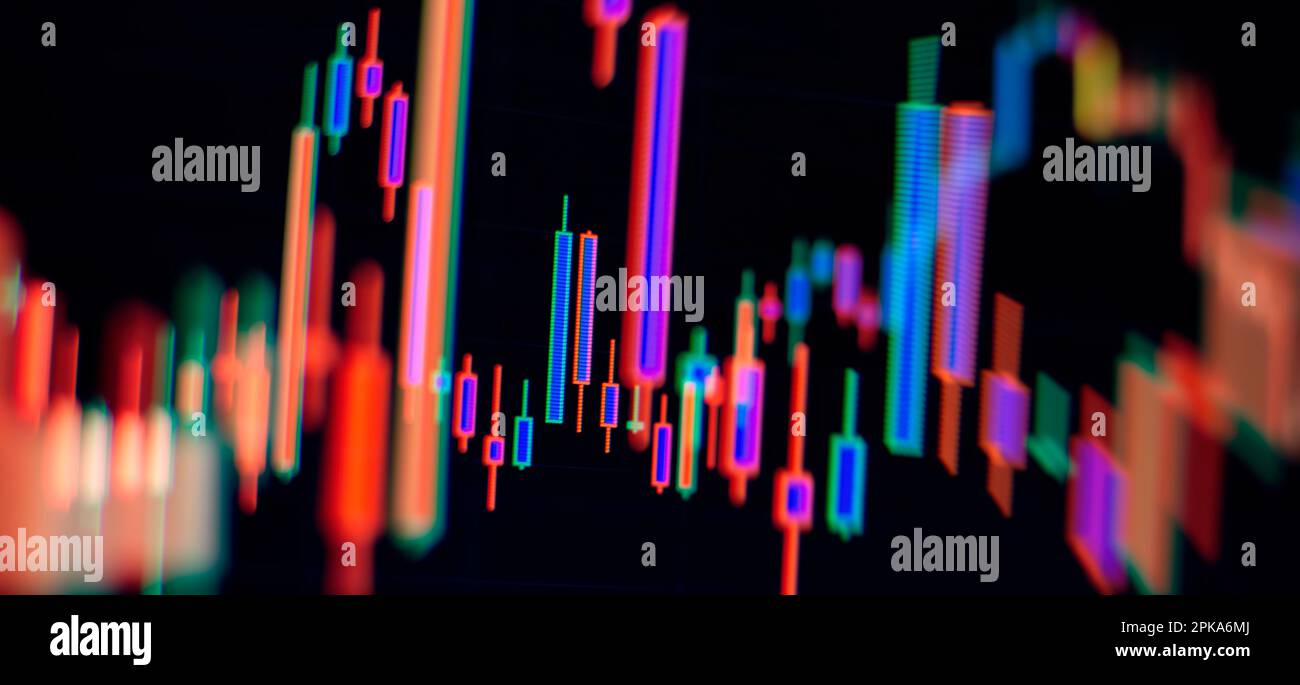 Stock trading, crypto currency background.Charts of financial ... Stock trading, crypto currency background.Charts of financial ...